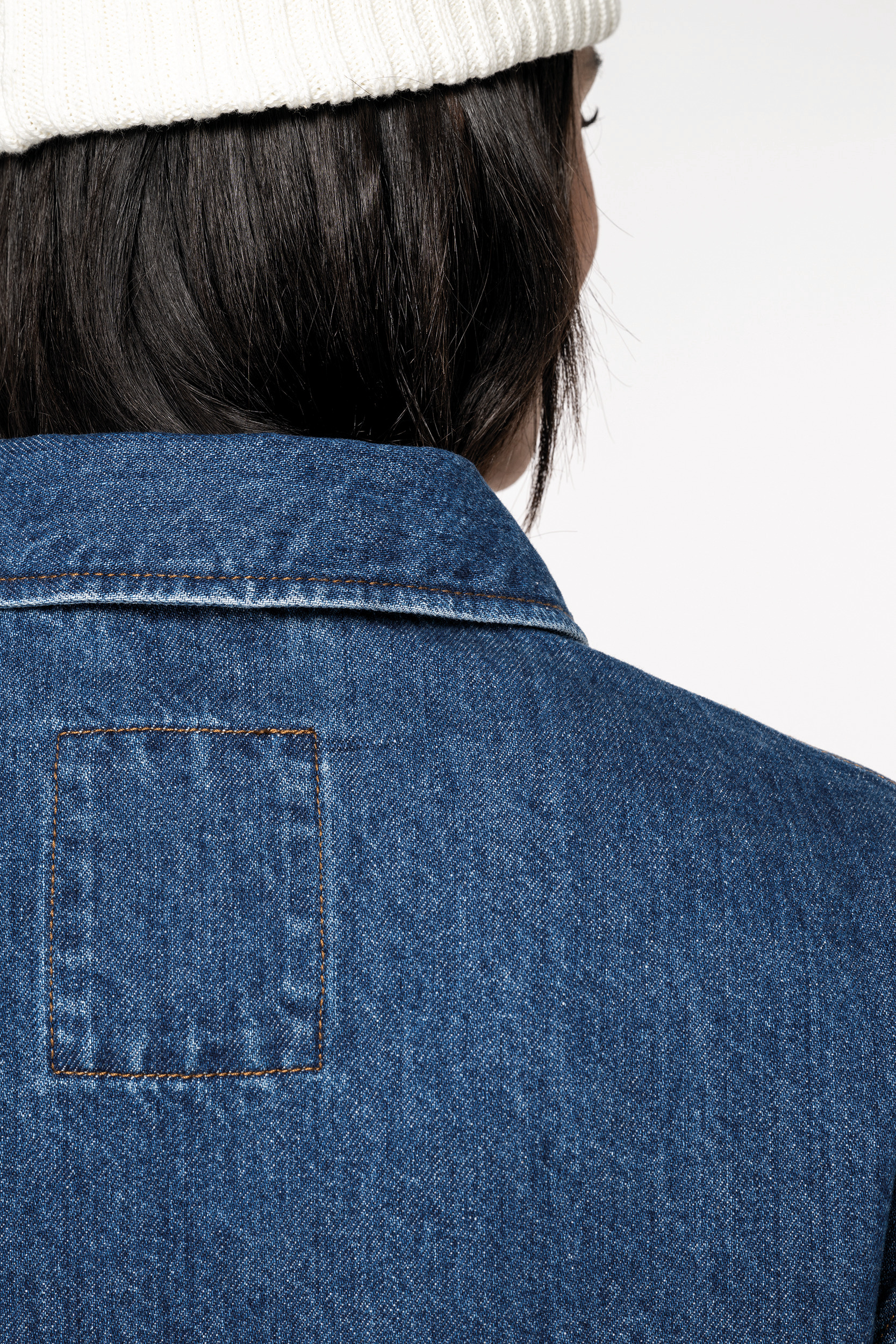 NS614 | Veste en jean à épaules tombantes unisexe - Native Spirit EN